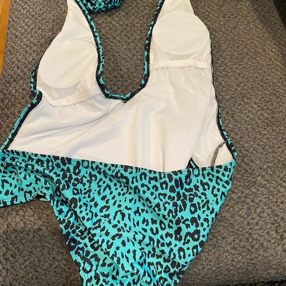 Swim | One Piece Low Cut Halter | Poshmark
